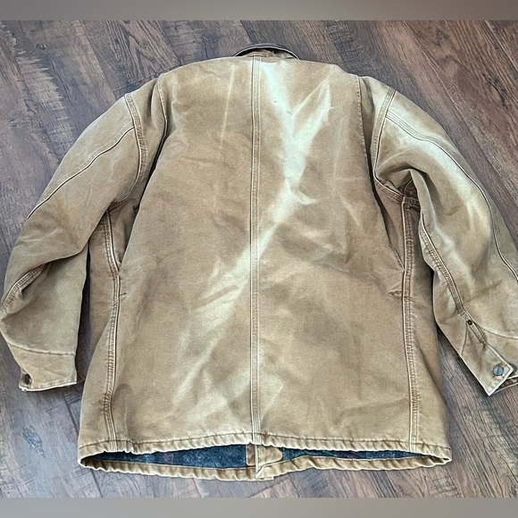 Carhartt | Jackets & Coats | Vintage Carhartt Blanket Lined Chore Coat Co2 Brn Usa | Poshmark